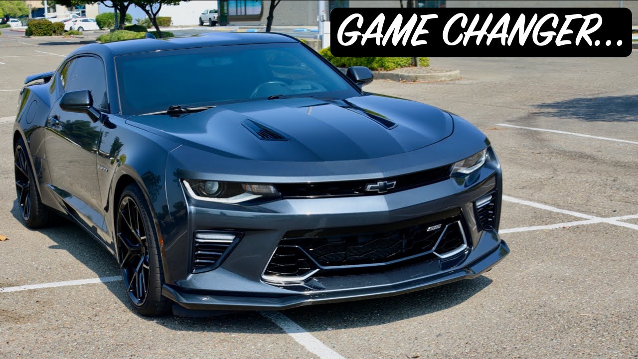 Wrapping The Roof On Camaro SS | 3M Gloss Black 2080 Series - YouTube