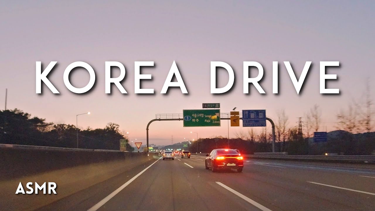 KOREA DRIVE | Highway Driving Ambience ASMR | Seoul Ring Expressway ...