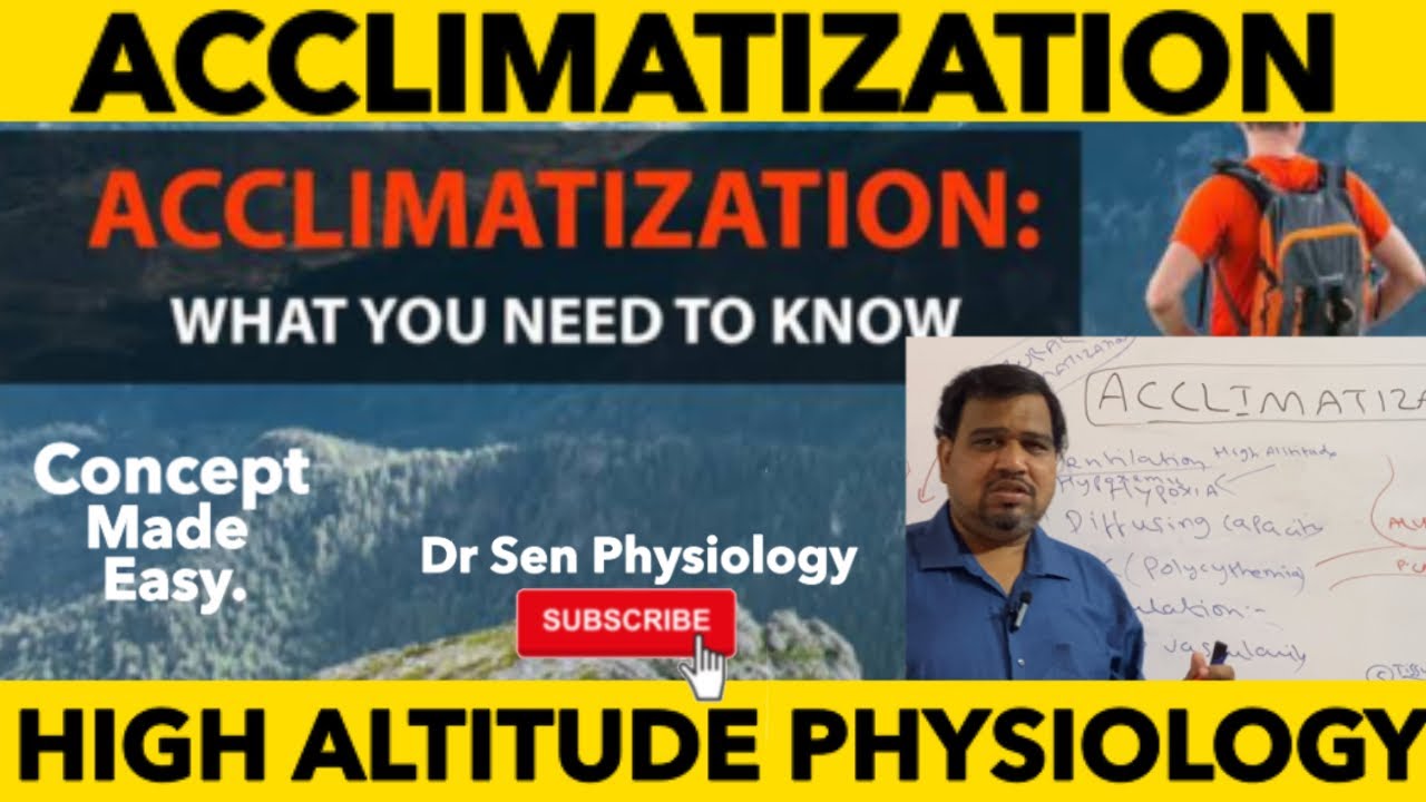 Acclimatization -Changes that take place in High Altitude - YouTube