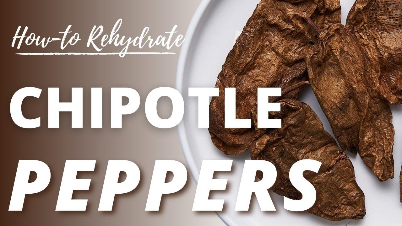 How to Rehydrate Chipotle Peppers - YouTube
