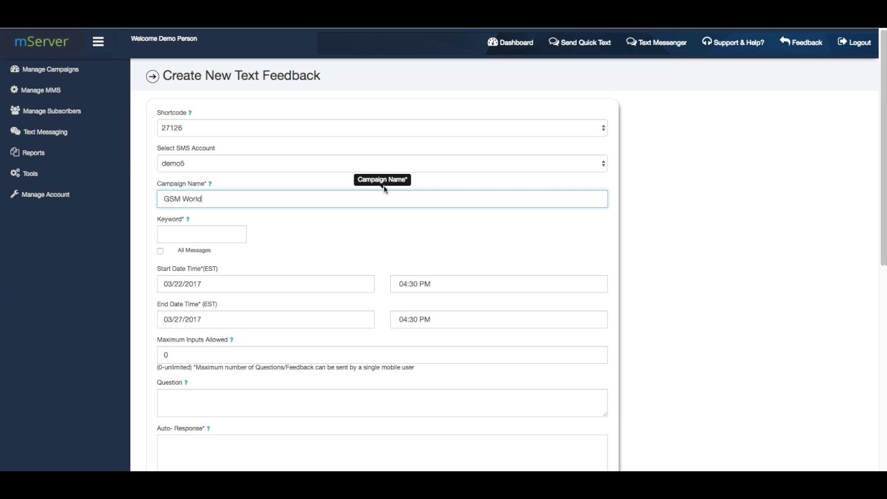 How to setup Text-to-Screen campaign? - YouTube