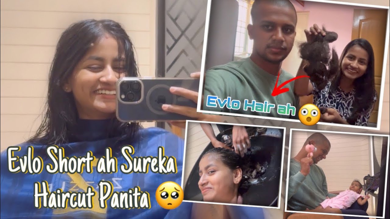 Enaku Pudikala Indha Hair Cut..😠|| ivlo hair fall ah 😵 || # ...