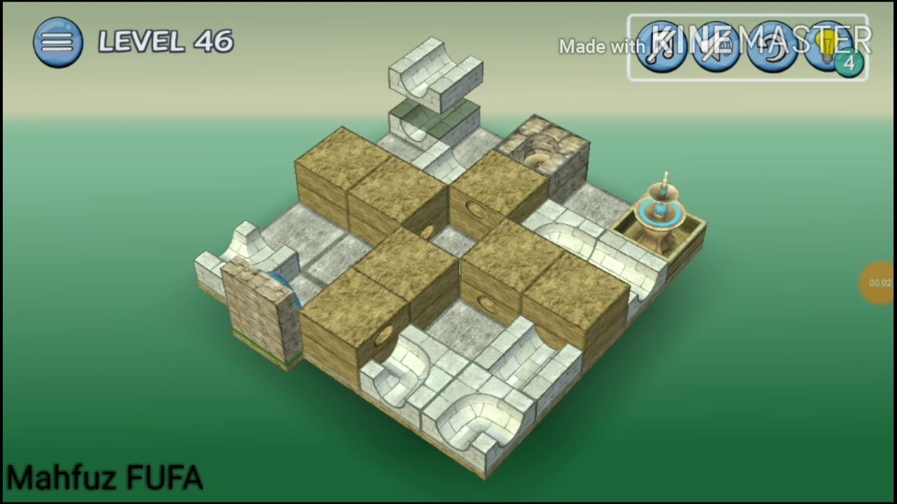 Flow water Fountain 3D puzzle | Hard Level 41 -50 - YouTube