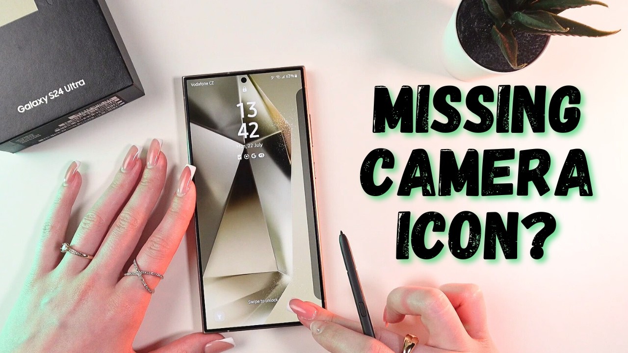 How to Recover Missing Camera Icon on Samsung Galaxy S24 Ultra Lock ...