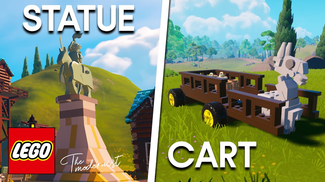 Fortnite Lego: 10 Simple Village Build Hacks & Ideas - YouTube