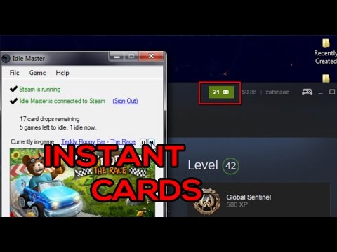 How To Get Cards Instantly From Idle-Master Steam | Gaming With Zahin ...