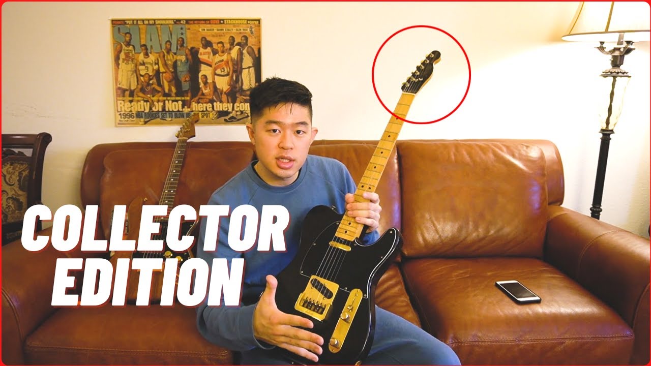 1981 Fender Telecaster... with a SOLID GOLD BRIDGE.... - YouTube