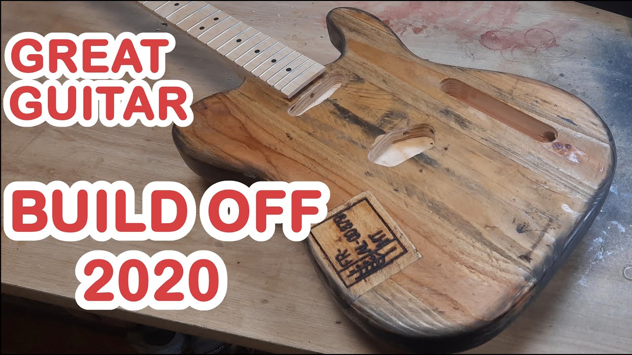 Great Guitar Build Off 2020 Challenge - body finishing and mic ...