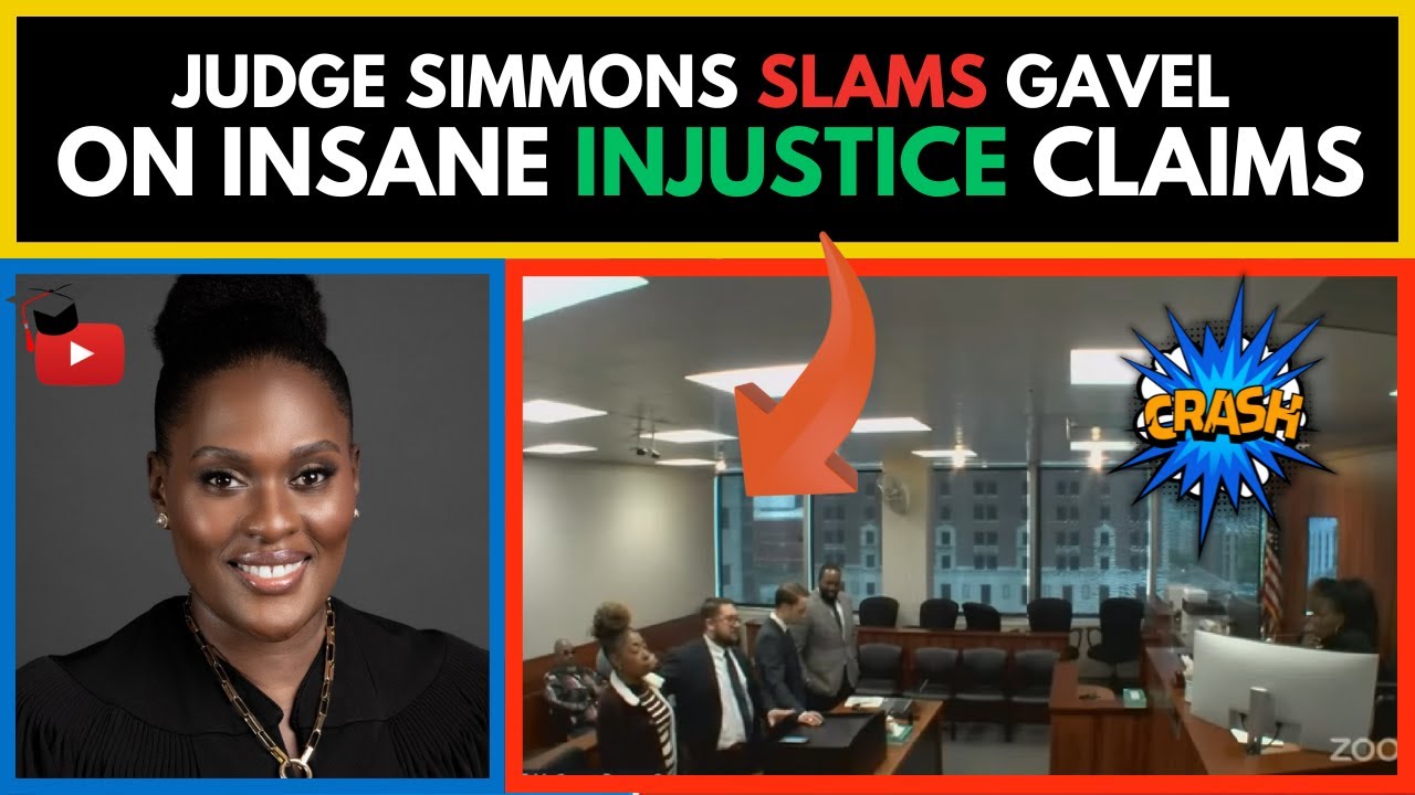 Courtroom Chaos Judge Simmons Slams Gavel on Insane Injustice Claims ...