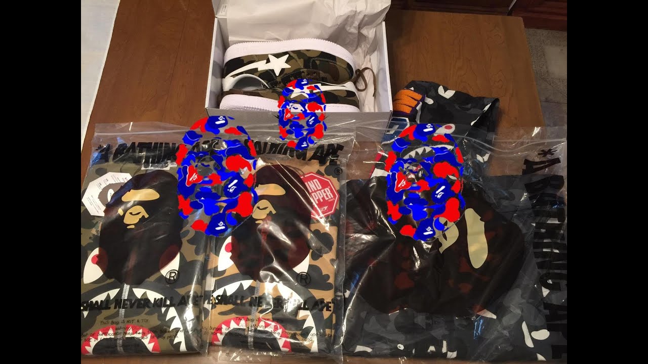 043 Bape Shaolin | Bape | A Bathing Ape | Unboxing | Clothing ...