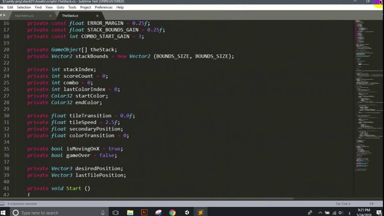 tutorial how to make stack game - YouTube