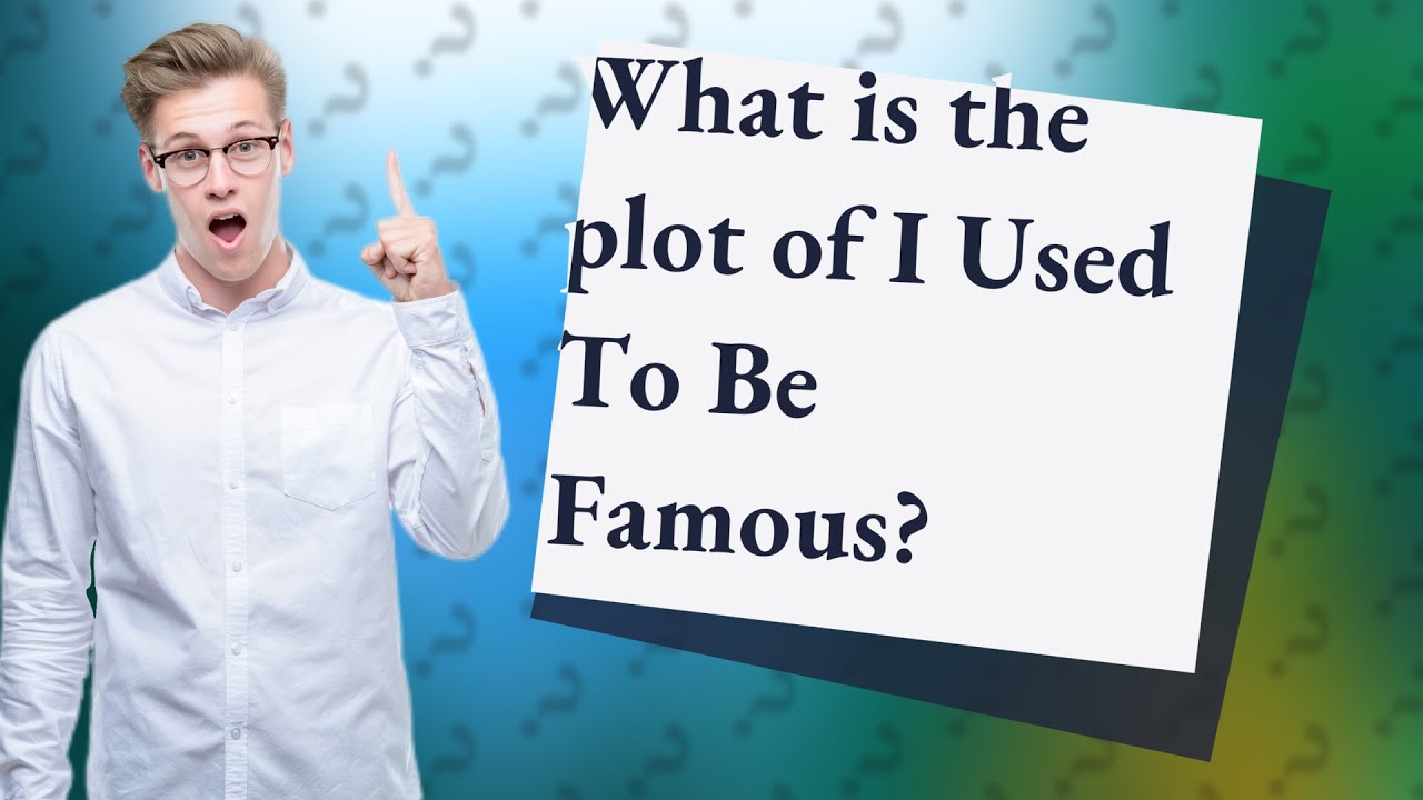 What is the plot of I Used To Be Famous? - YouTube