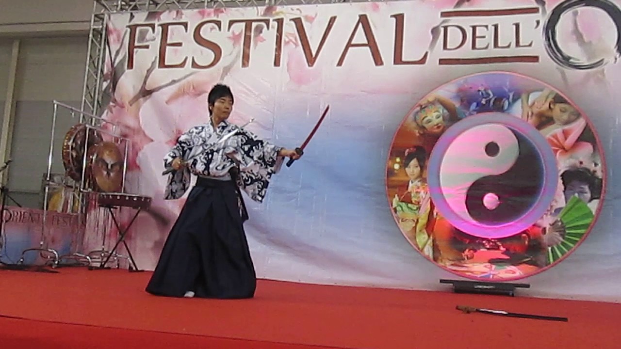 Samurai sword dance/danza della spada @ Festival dell'Oriente 2017 ...