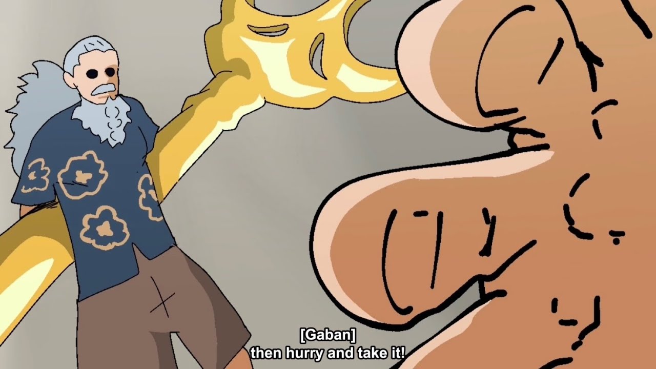 Luffy vs Gaban | FLIPACLIP FAN ANIMATION - YouTube