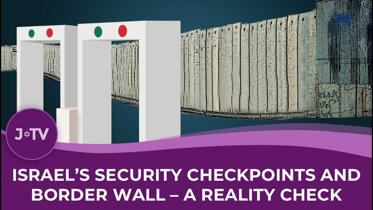 Israel's security checkpoints and border wall - a reality check - YouTube