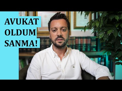 HUKUK FAKÜLTESİNİ BİTİRMEK SENİ AVUKAT YAPMAZ