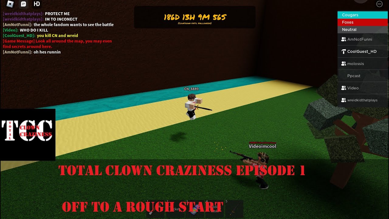 Total Clown Craziness Episode 1 - Off to a Rough Start - YouTube