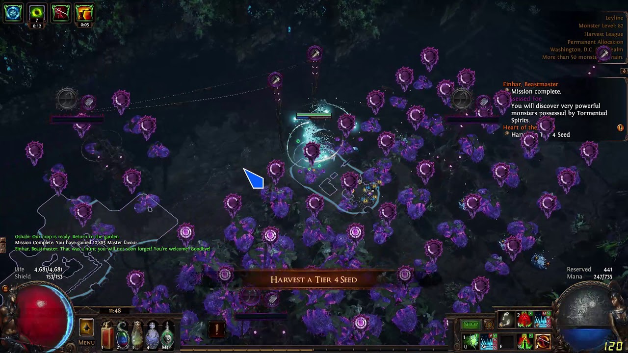 PoE 3 11 Hollow Palm Ice crash Delirium T15 - YouTube
