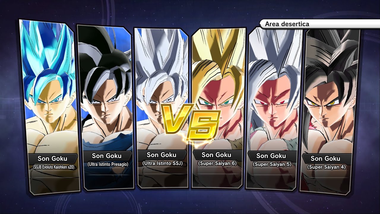 XV2 (PC): Goku UI SSJ/Goku UIP/Goku SSJBE Kaiohken x20 vs Goku SSJ6 ...