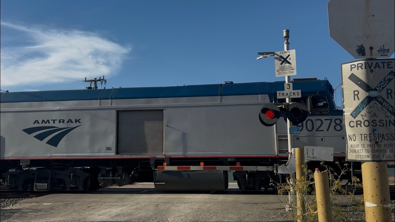 Amtrak CDTX 90278 San Joaquins Train 718 East - Nantucket Rest. Pvt ...