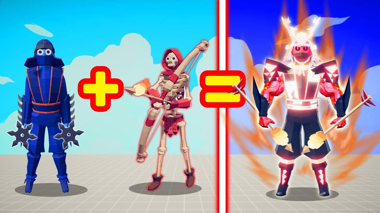 FUSION OF SENSEI + FIRE ARCHER | TABS - Totally Accurate Battle ...