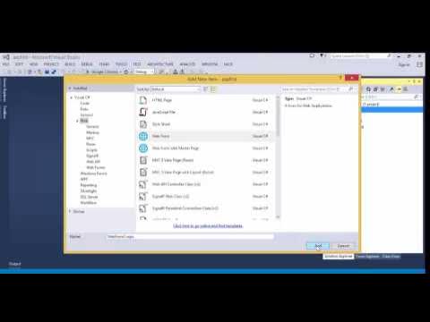 Asp.net hello world program.|| asp.net First program - YouTube