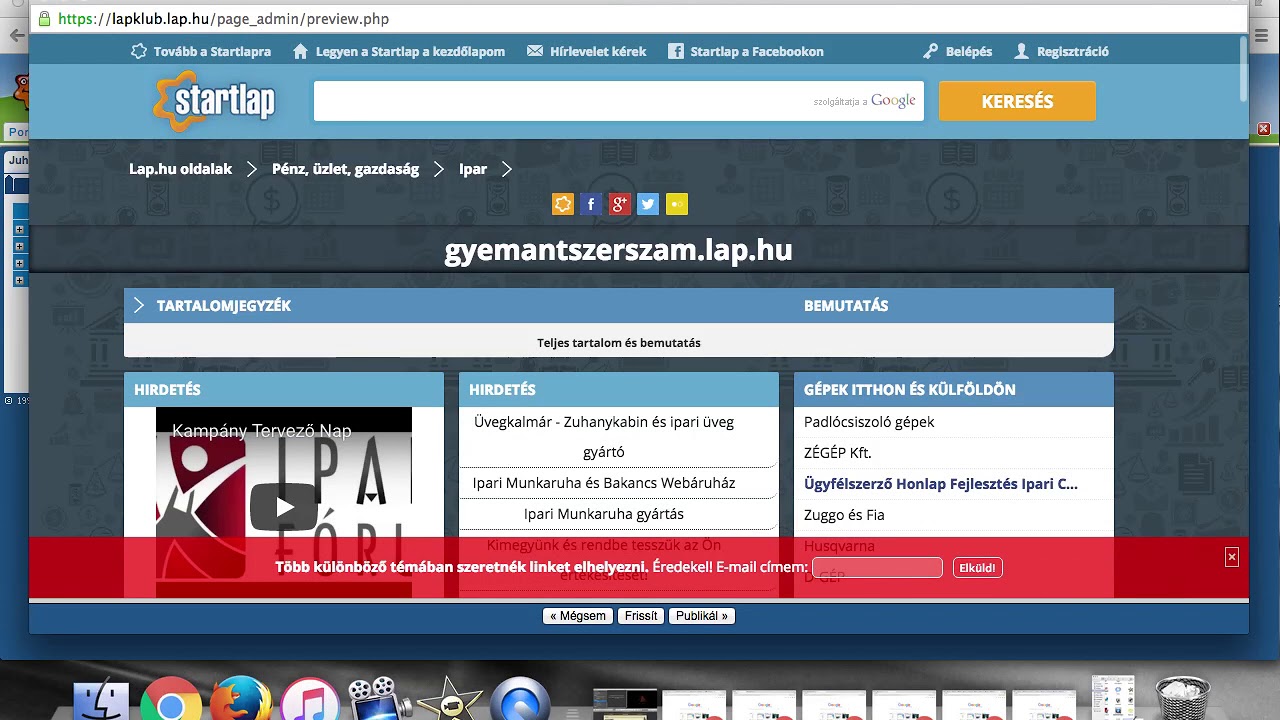 Startlap Hirdetés Promo - YouTube