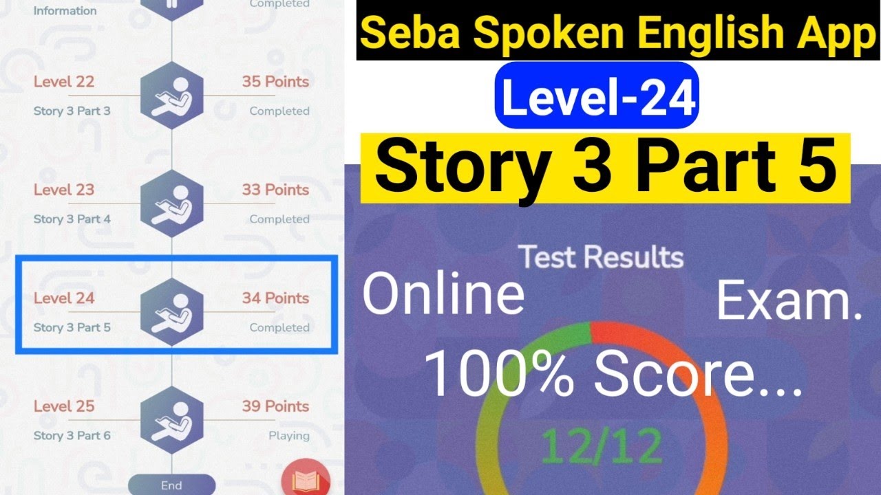 Seba Spoken English Level-24 (story 3 Part 5) @AbdulMonnafMollah-kh9lu ...