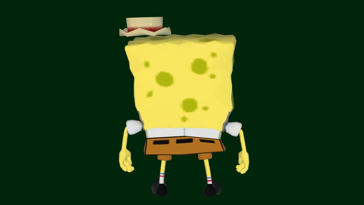 Drunk Spongebob animated back chroma - YouTube