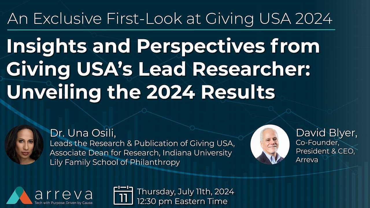 Insights and Perspectives from Giving USA's Lead Researcher: Unveiling ...