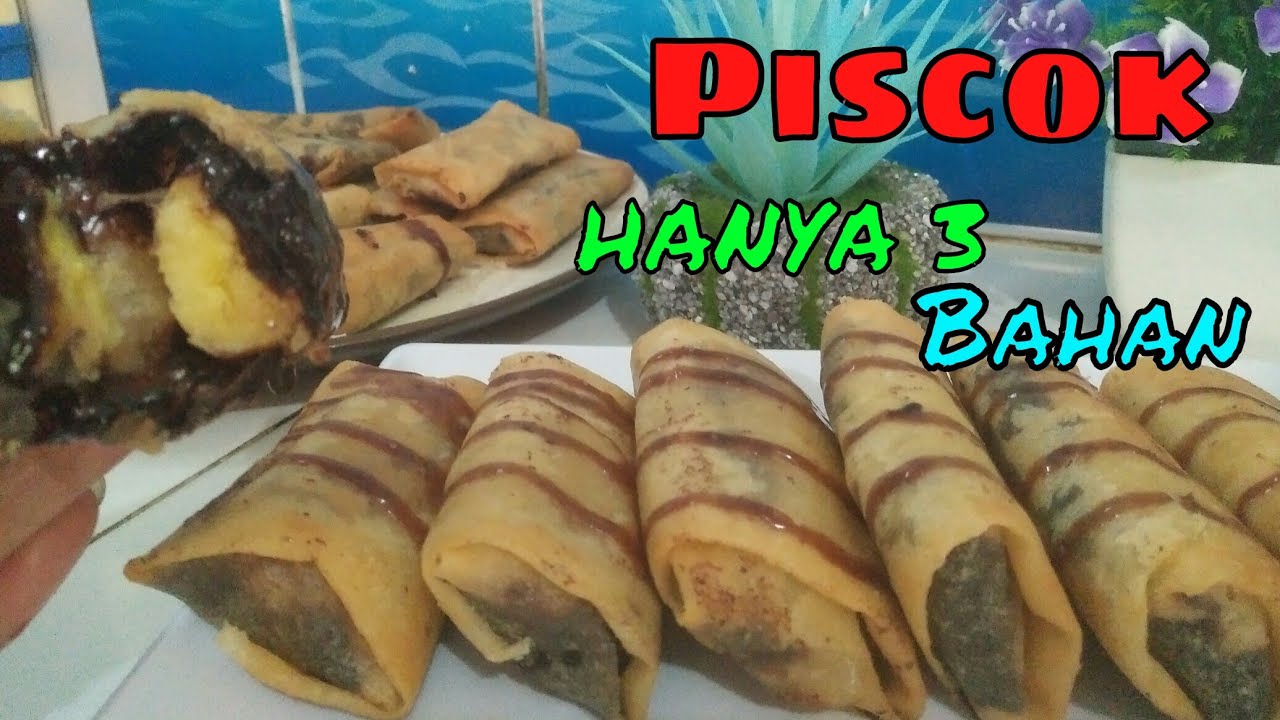 Resep PISCOK Lumer hanya dg 3 bahan - YouTube