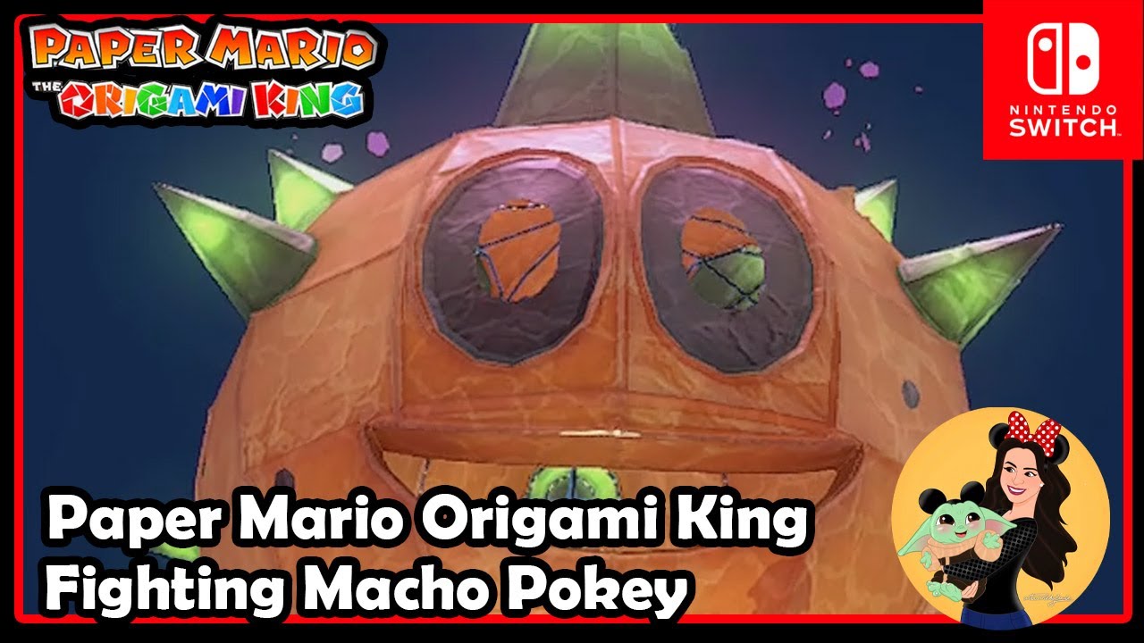 HOW TO BEAT POKEY CACTUS BOSS IN DESERT IN PAPER MARIO ORIGAMI KING ...