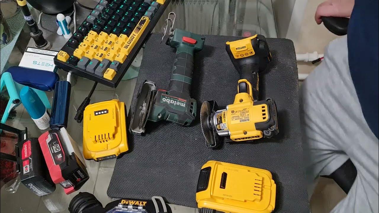 МиниУШМ DeWalt DCS438 & Metabo PowerMaxx 12 BL - YouTube