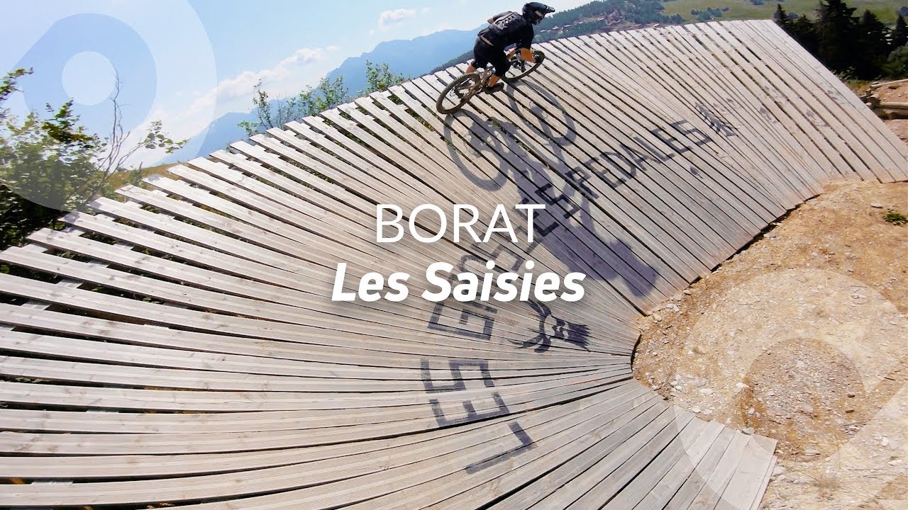BORAT, Les Saisies bike park, France - YouTube