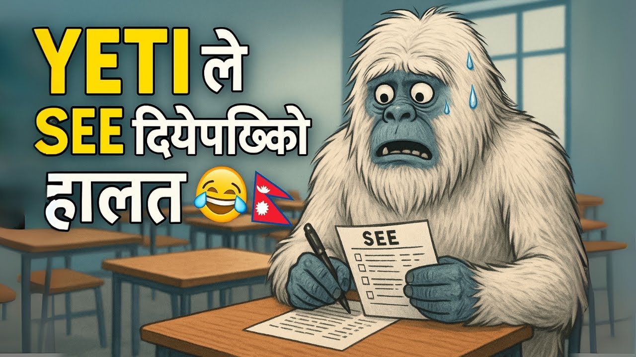 Nepali Yeti le SEE Diyepaxi 😂 | नेपालमा यतीले SEE दिएपछि...! | Nepali ...