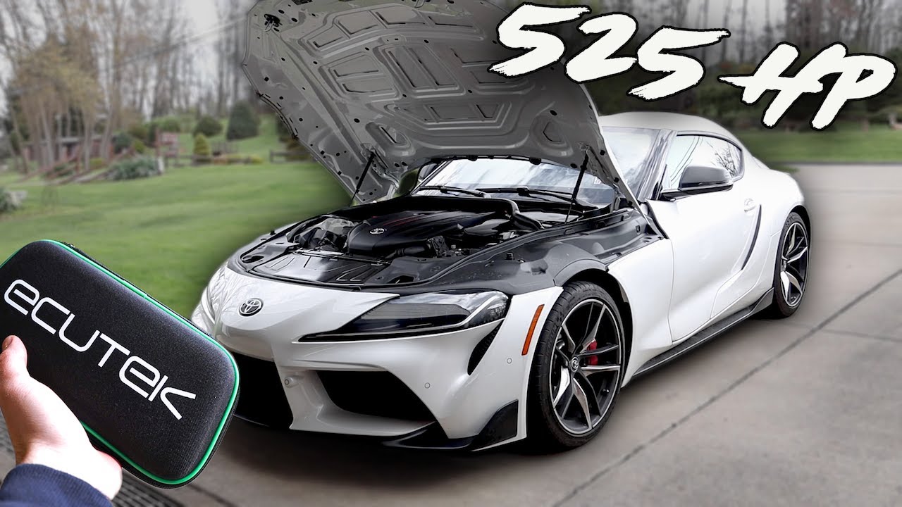 I ADDED OVER 200HP to MY 2020 TOYOTA SUPRA - E50 TUNE with EcuTek - YouTube
