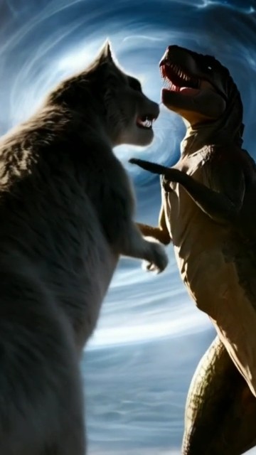cat vs dinosaur #dinosaur #cat #catvsdinsaur #catvideos #jurassicpark ...