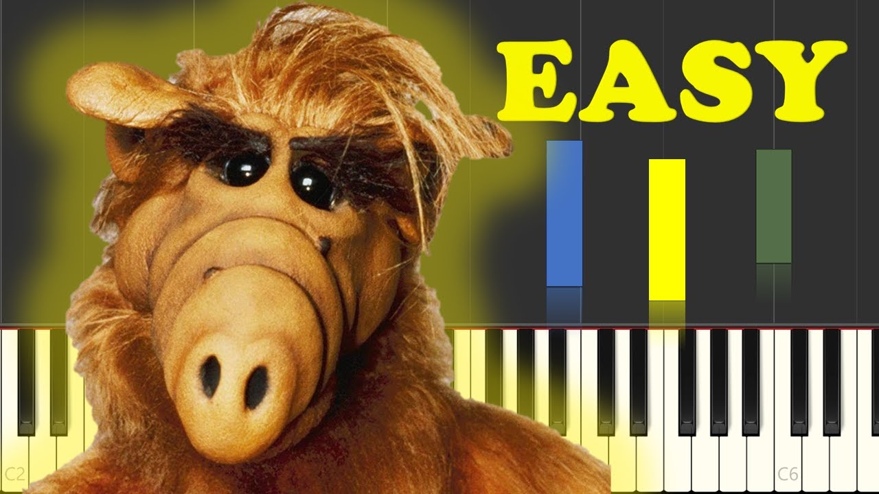 How To Play Alf Theme Song On Piano - YouTube