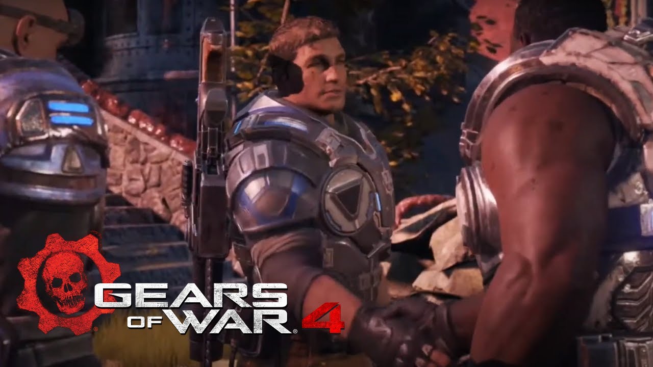 Gears of War 4 - JD, Kait, & Del Reunite with Delta Squad - YouTube