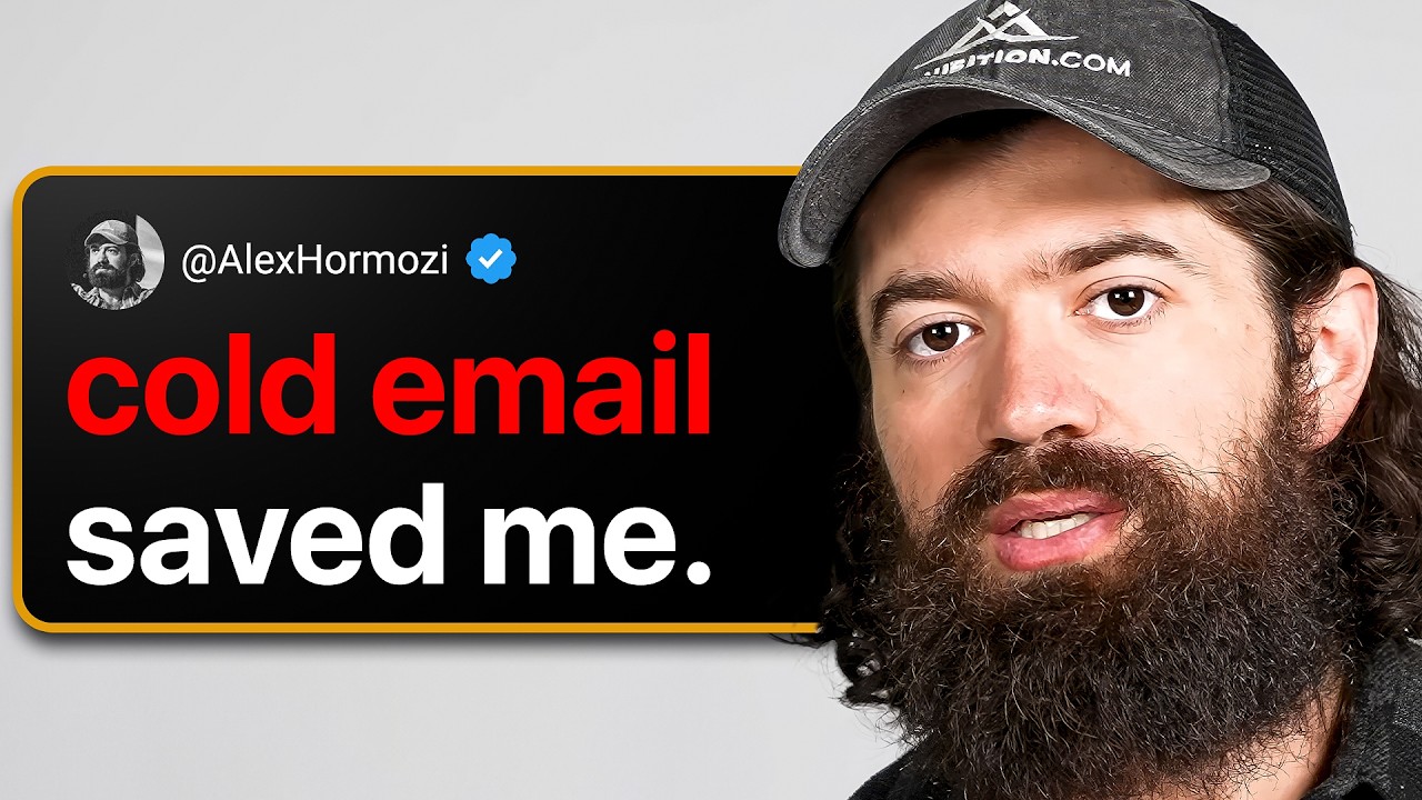 How Cold Email Saved Alex Hormozi's Business (Genius Strategy) - YouTube