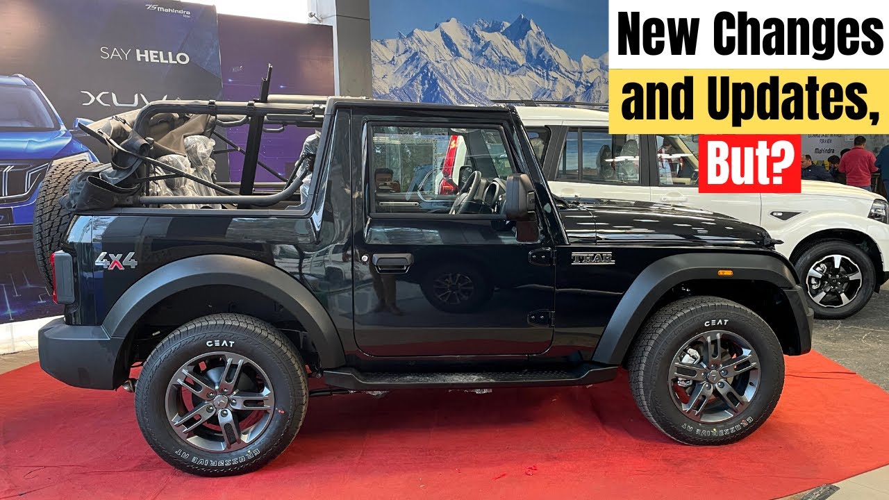 CHANGES and UPDATES 😍 2023 Mahindra Thar Convertible 🔥 Full Information ...