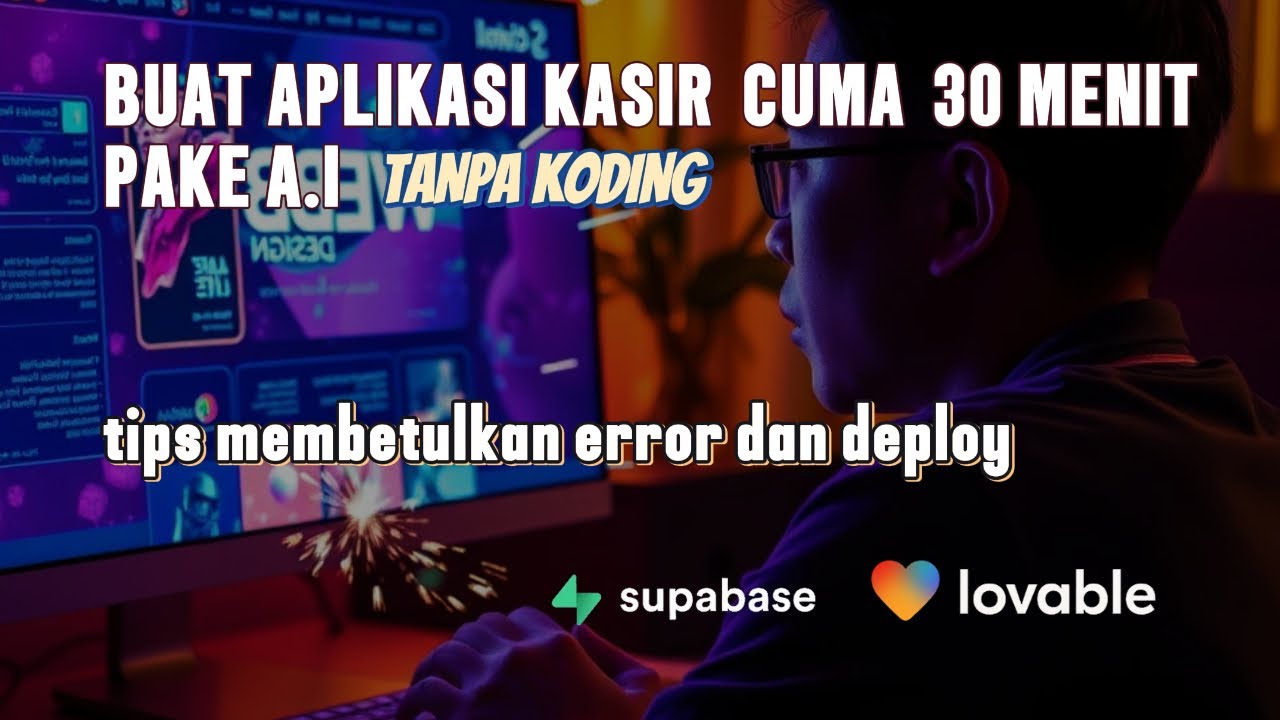 Buat aplikasi Kasir 30 MENIT JADI cuma pakai AI | Tutorial Tanpa Koding #lovabledev #supabase 4 ...