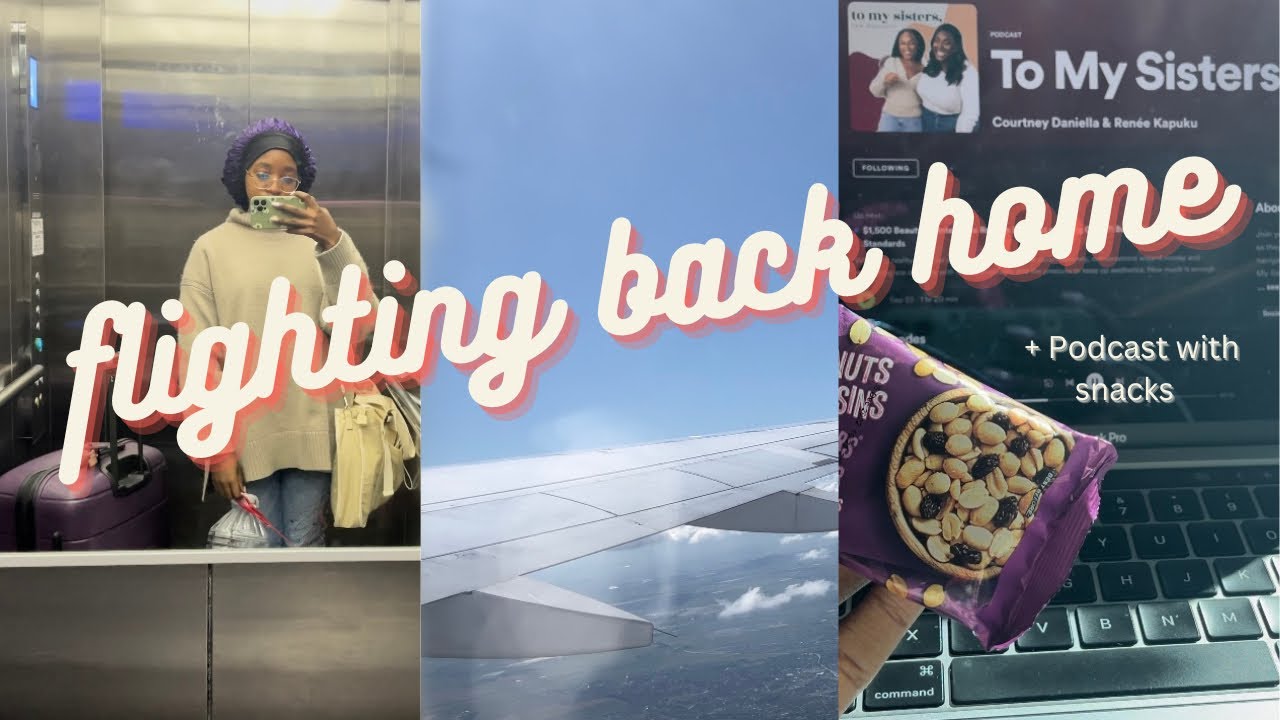 FLIGHTING BACK HOME 🏠 | Vlogtober Day 3 l - YouTube