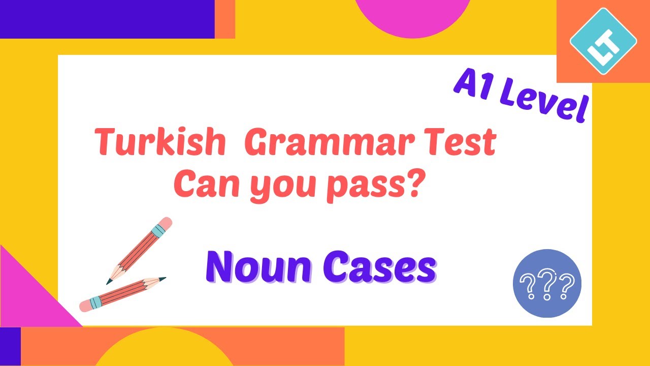 Can you past Turkish grammar test? //A1 Level // Test your Turkish ...