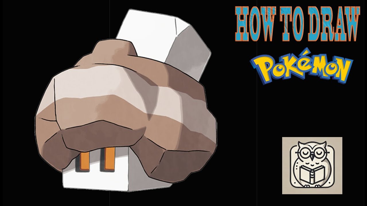 How to draw POKEMON Nacli step by step - YouTube