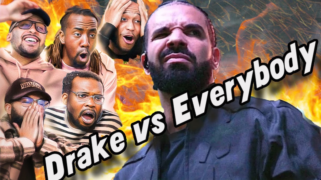 20 VS 1! Drake - Push Ups (Drop & Give Me Fifty) Kendrick Lamar, Future ...