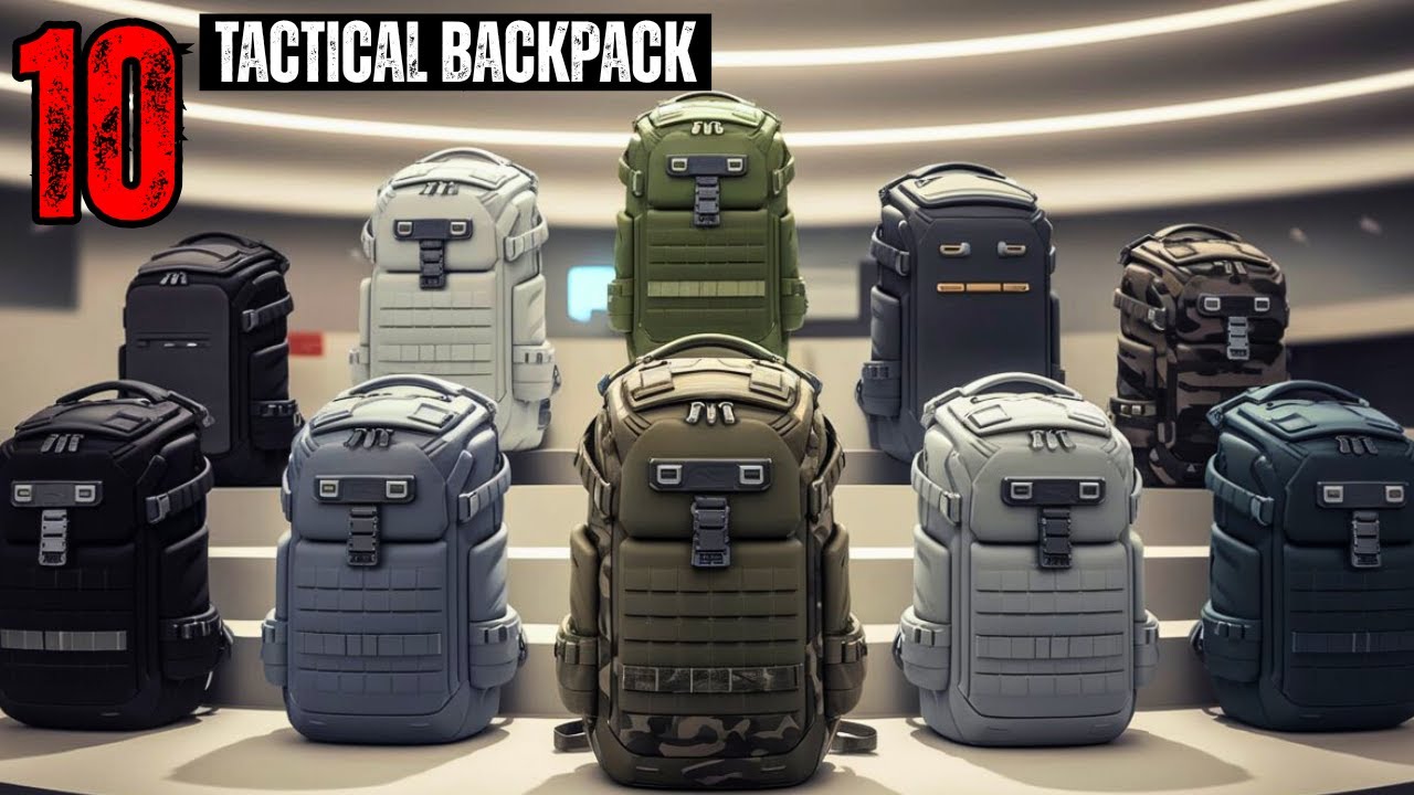 Top 10 Best tactical backpacks everyday carrying 2025!! - YouTube