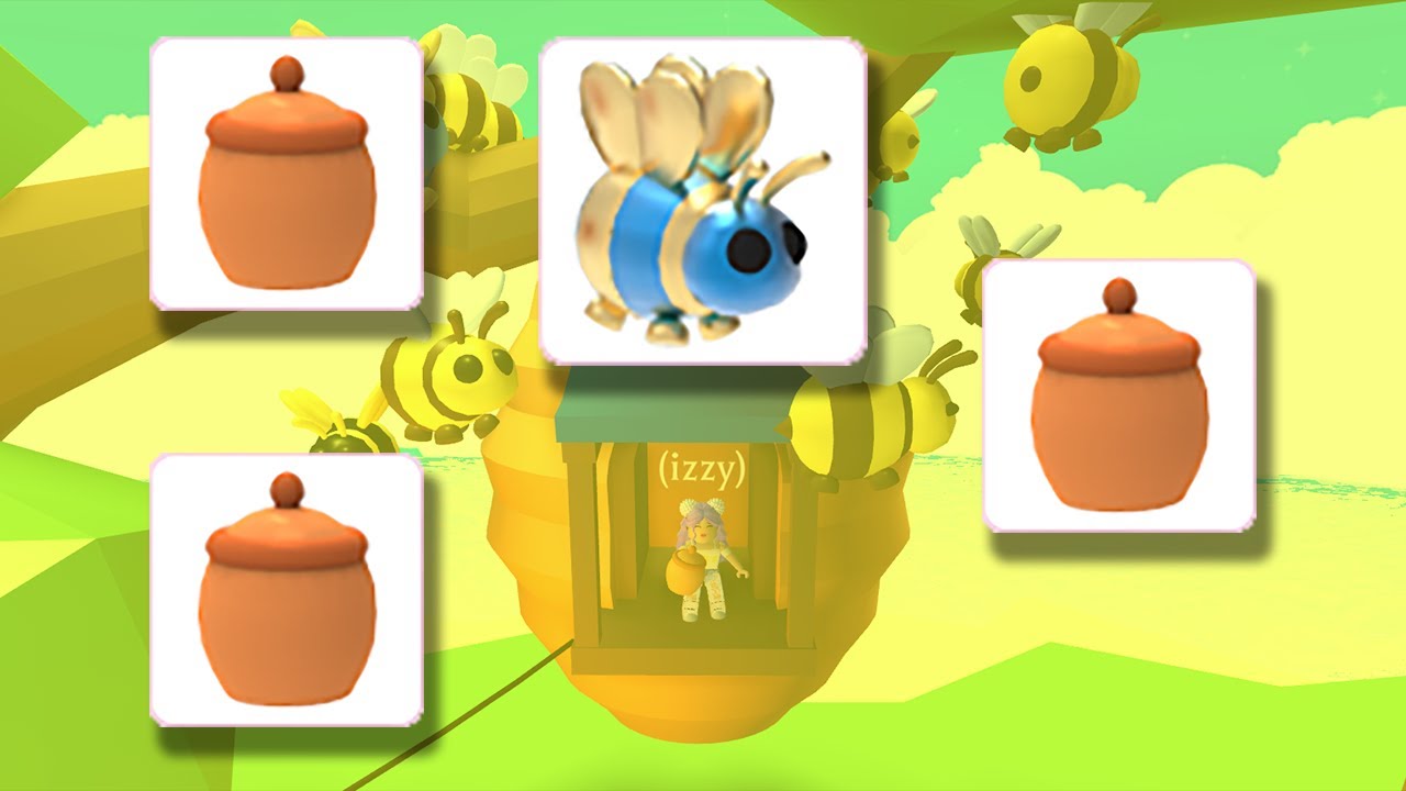 Legendary Queen Bee with only 3 Honeys? - Adopt Me - Roblox - YouTube