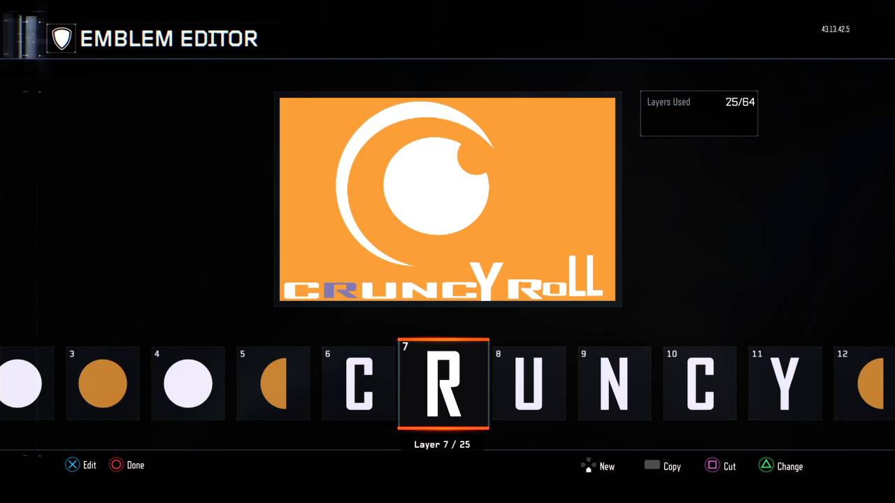 Black Ops 3 - CrunchyRoll emblem tutorial #2 - YouTube