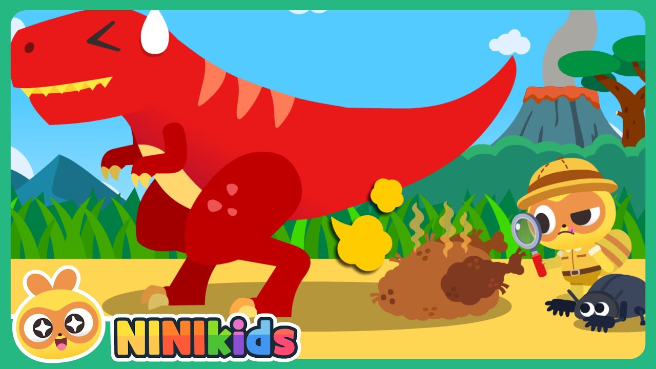 Tyranno pooped! 💩 | Feeding | Rescue Team | Dinosaur | Word Play ...